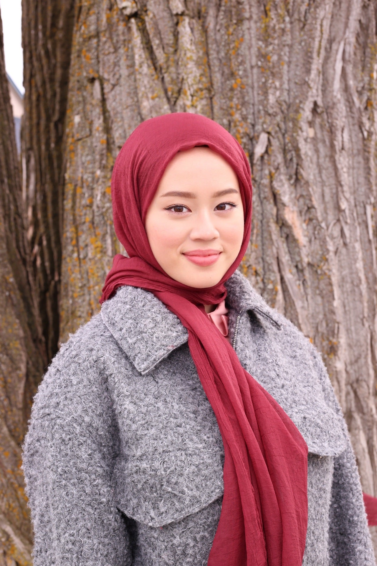 Relax Hijab - Raspberry